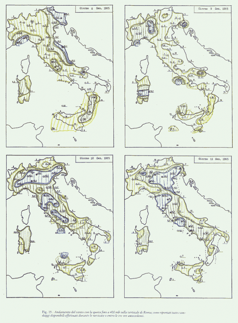 La storica ondata di gelo e neve del 1985 in Italia