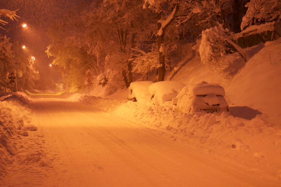 Piobbico (PU) sommersa di neve: le foto