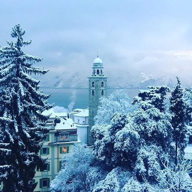 Spettacolare nevicata a Lugano: scenario da fiaba con la neve sul Lago ...