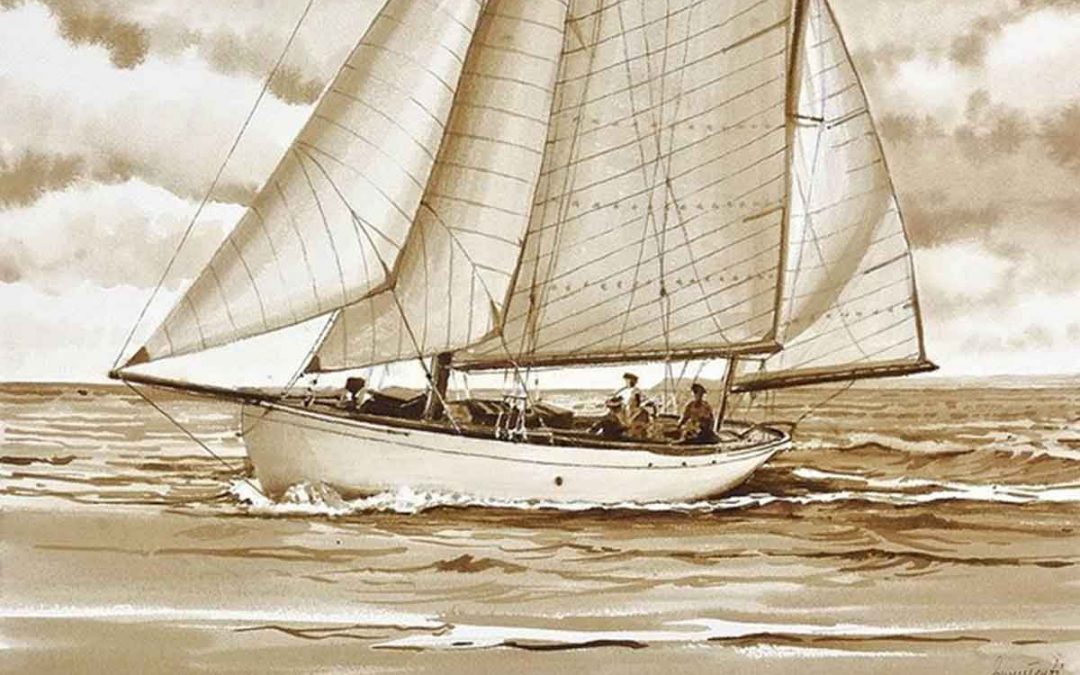 Torna in mare il mitologico "Barbara", yacht d'epoca del 1923 [FOTO]
