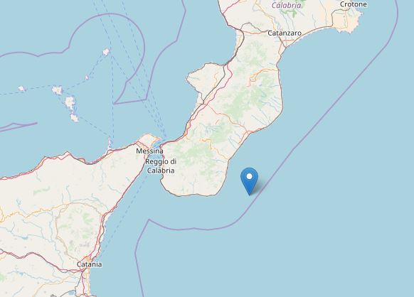 Terremoti: due scosse al largo di Reggio Calabria, tra Brancaleone e ...