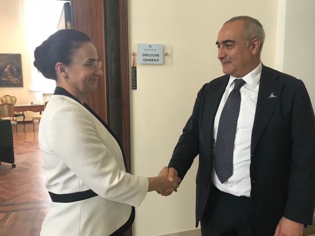 Ana Maria Oproiu visita il Cardarelli nel ricordo della tragedia di ...