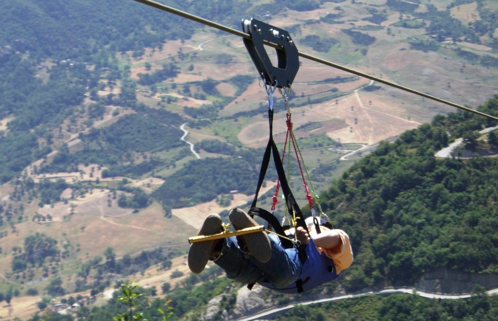 Panni, Puglia: ecco la fly line più lunga del Sud Italia [GALLERY]