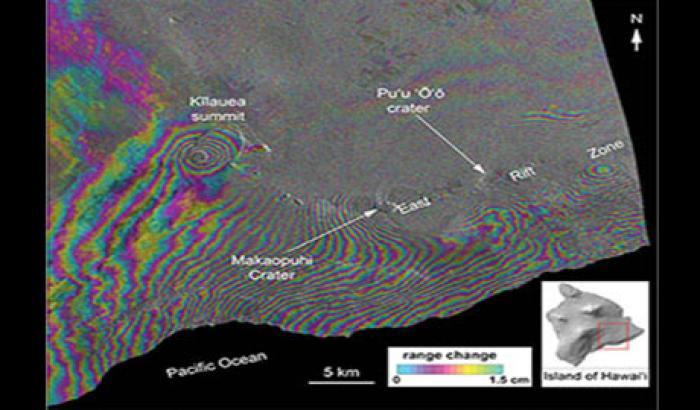 Hawaii: i satelliti Cosmo-SkyMed rilevano gli effetti dell’eruzione del ...