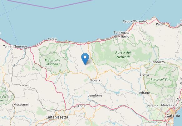 Terremoto Messina: scossa a Castel di Lucio [DATI e MAPPE]