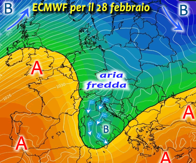 Previsioni Meteo, sorprese invernali a fine mese? Segnali sempre più chiari un'ondata di freddo ...