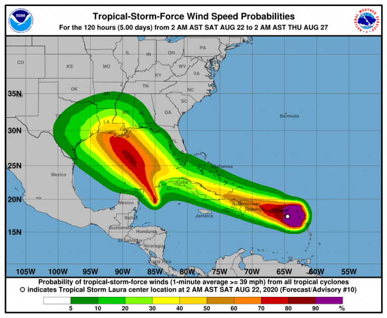 Allerta Meteo Caraibi e USA: gli Uragani Marco e Laura si abbattono sul ...