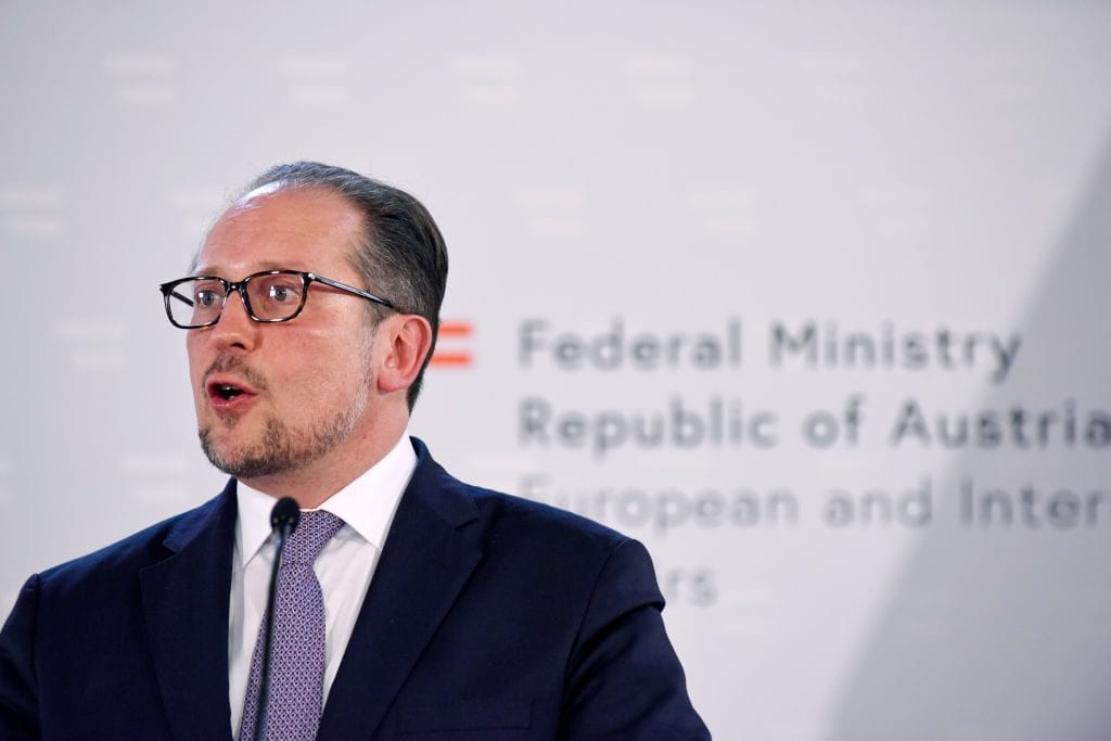 Coronavirus: positivo il Ministro degli Esteri Alexander Schallenberg