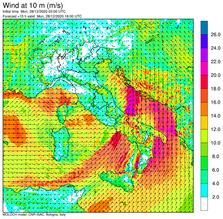 Allerta Meteo, forte vento sferza l'Italia: libeccio a 170 km/h, come ...