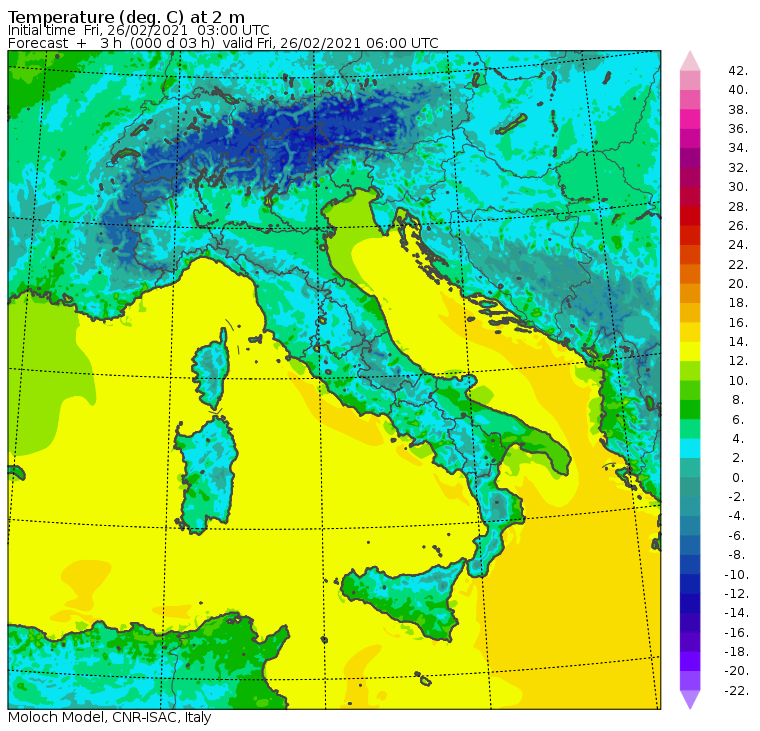 Meteo, le temperature minime di oggi in Italia: +8°C a Torino, Genova ...