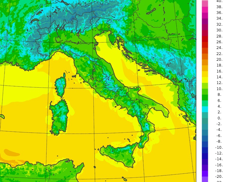 Meteo, le temperature minime di oggi in Italia: +14°C a Genova, +11°C a ...