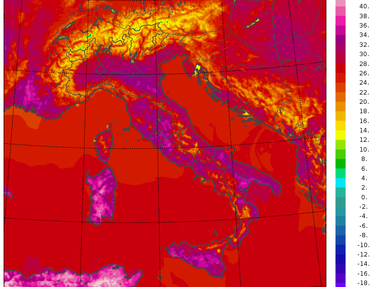 Meteo, le temperature massime di oggi in Italia: +36°C a Caltanissetta e Bologna, +28°C a ...