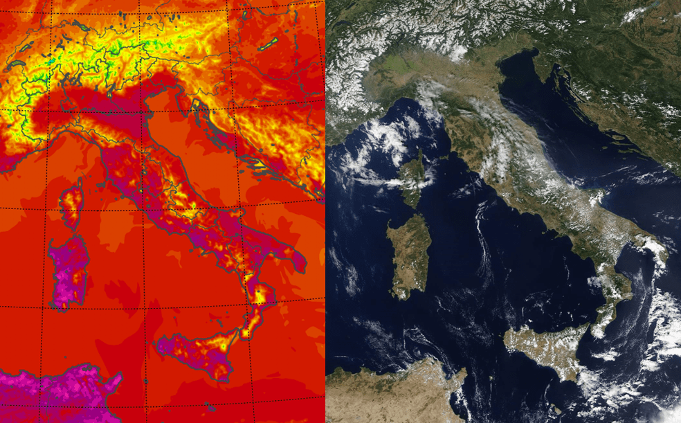 Le temperature massime di oggi: +33°C a Borore, +31°C a Genova e ...
