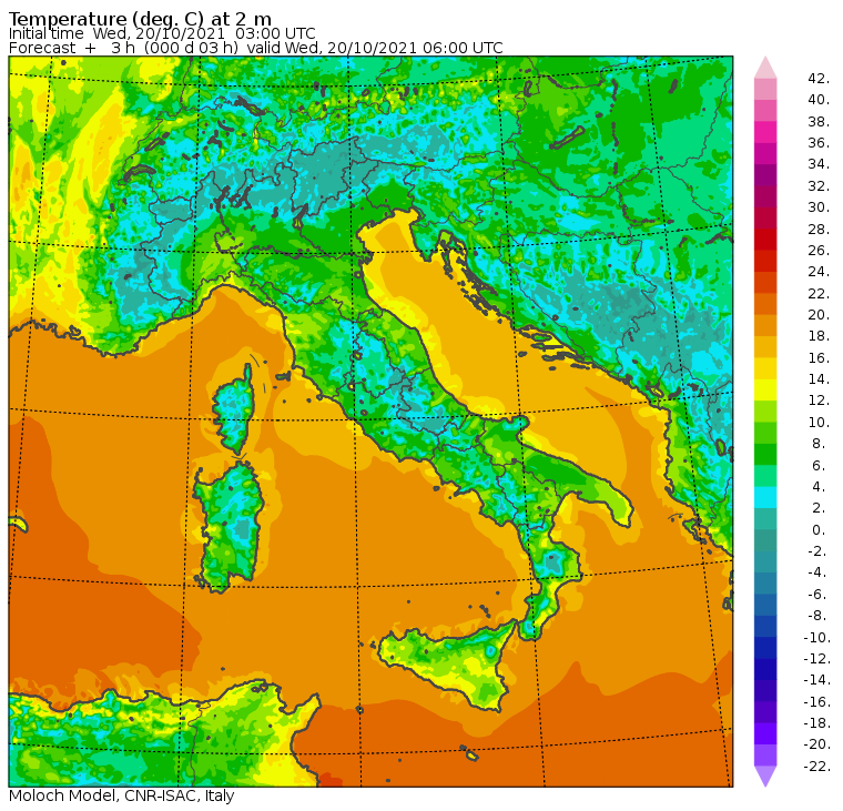 Meteo, le temperature minime di oggi: 0°C a Cittareale, +4°C a Bolzano ...