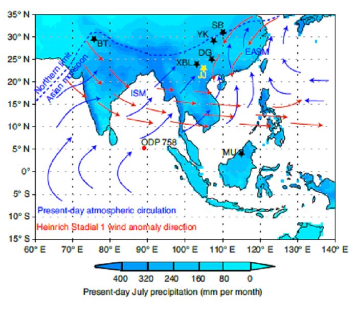 Le conseguenze delle deglaciazioni sui monsoni asiatici e sul ...
