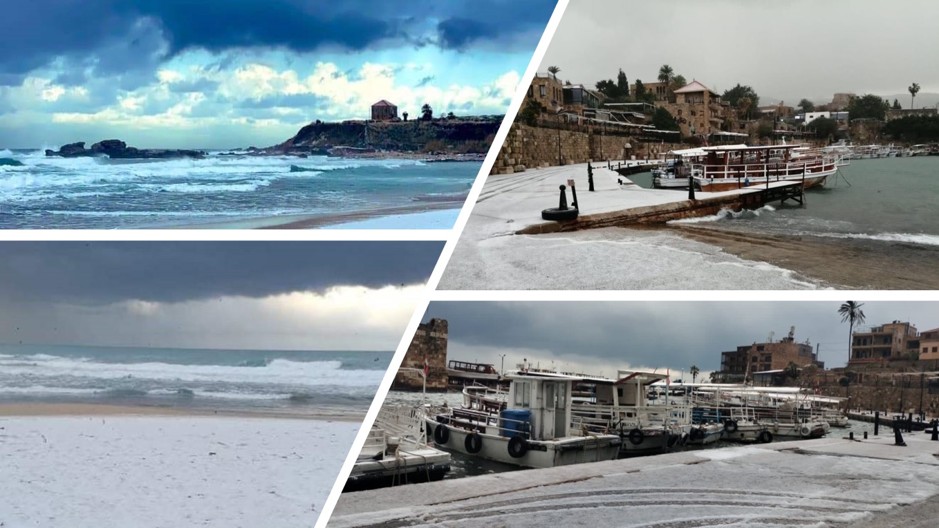 Freddo e maltempo, immagini suggestive dal Libano: la neve imbianca la ...