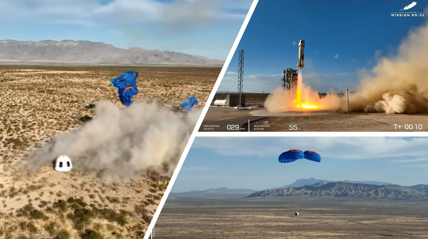 Blue Origin, 5° volo suborbitale: altri 6 turisti nello Spazio con New ...