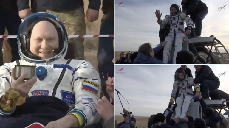 Stazione Spaziale: 3 cosmonauti russi atterrati in Kazakistan