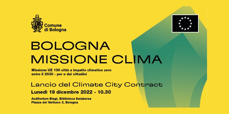 Bologna lancia il Climate City Contract verso emissioni zero