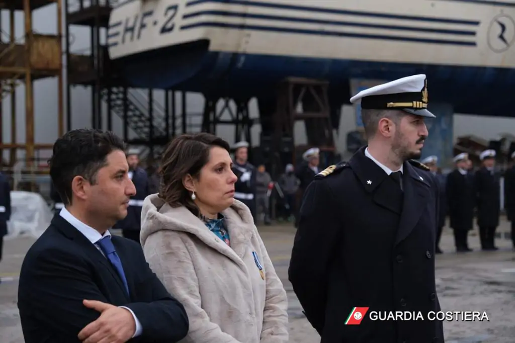 A Messina varata la nuova nave della Guardia Costiera | FOTO