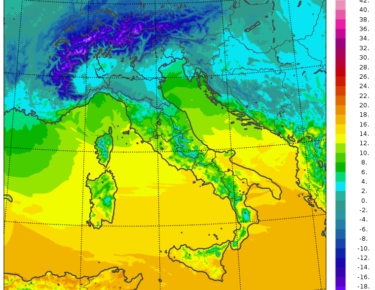 Meteo, le temperature massime di oggi: +23°C a Siracusa