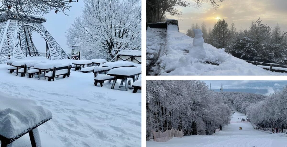 Maltempo, Toscana imbiancata: tanta neve in Maremma, 40 cm sulla vetta ...