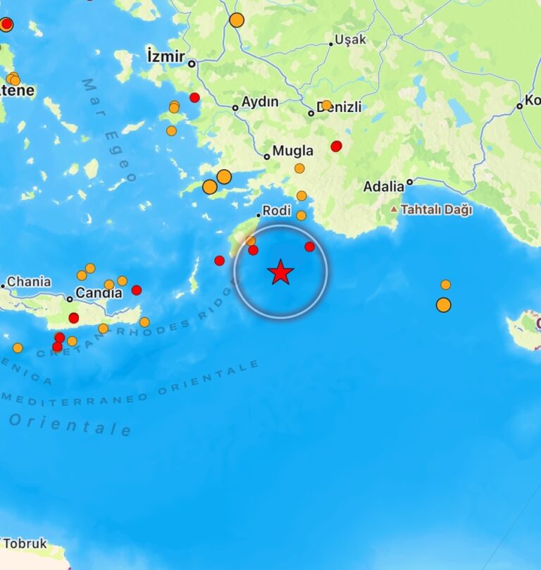 Forte scossa di terremoto in Grecia: paura a Rodi | LIVE