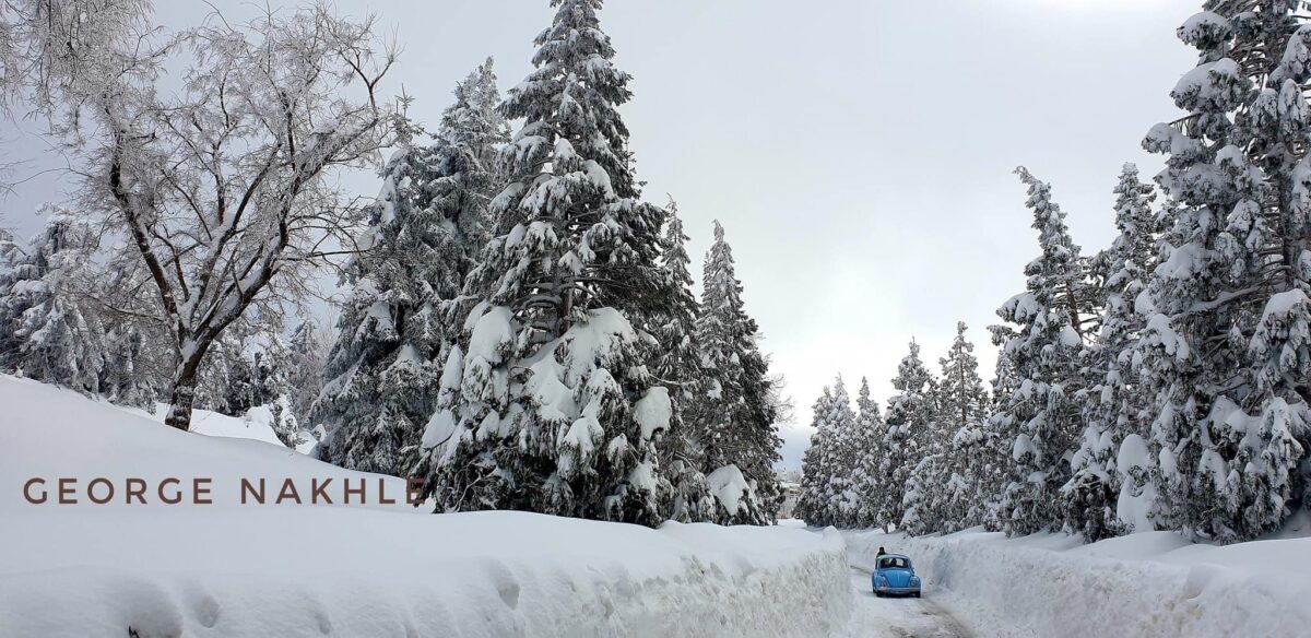 Eccezionale nevicata in Medio Oriente: lo spettacolo del Libano ...