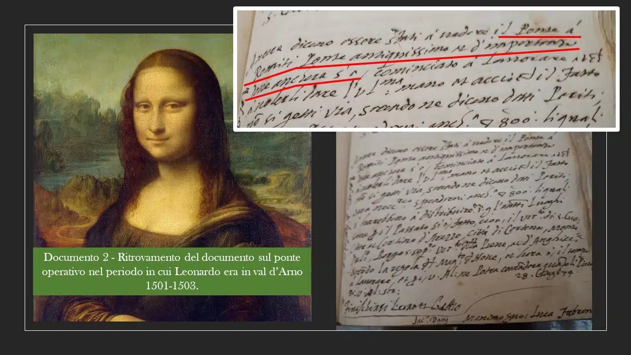 Storia dell'arte: sullo sfondo della Gioconda c'è il ponte Romito di ...