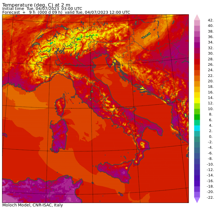Meteo, le temperature massime di oggi: +27°C a Salerno