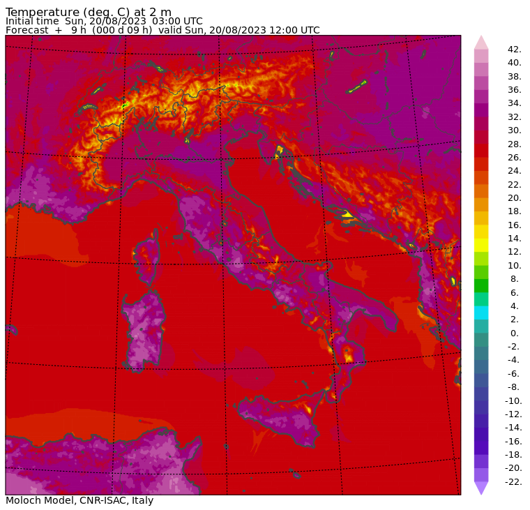 Meteo, le temperature massime di oggi: +29°C ad Ancona
