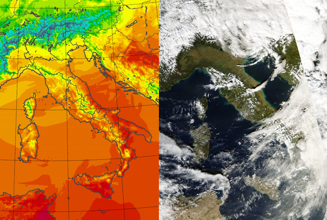 Meteo, le temperature massime di oggi: +31°C a Lentini