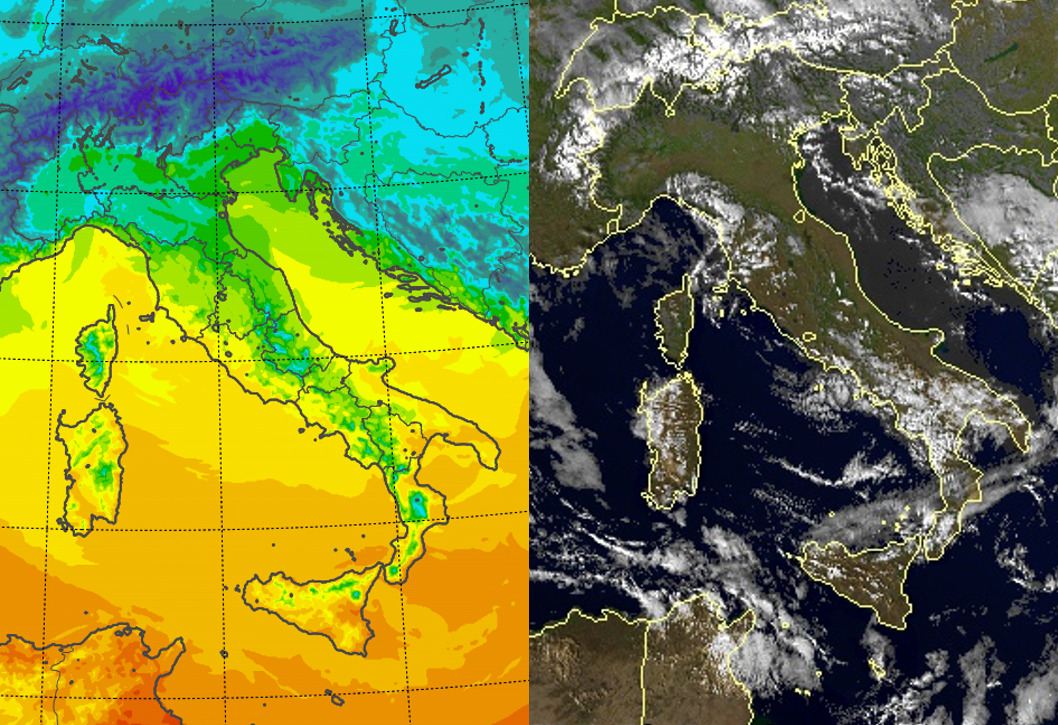 Meteo, le temperature massime di oggi: +8°C a Cuneo