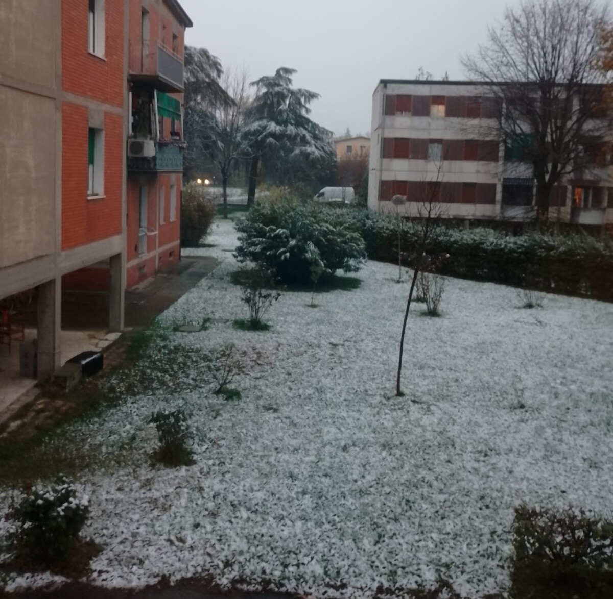 Prima spruzzata di neve, Bologna si sveglia con i tetti imbiancati ...