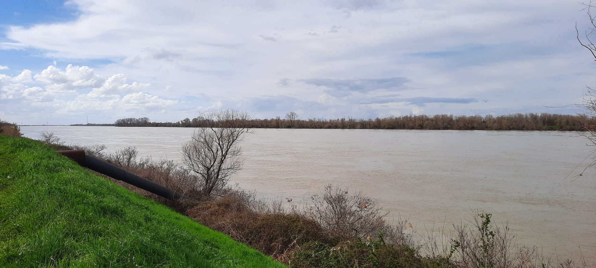 Maltempo, fiume Po: previsti innalzamenti in Piemonte ed Emilia