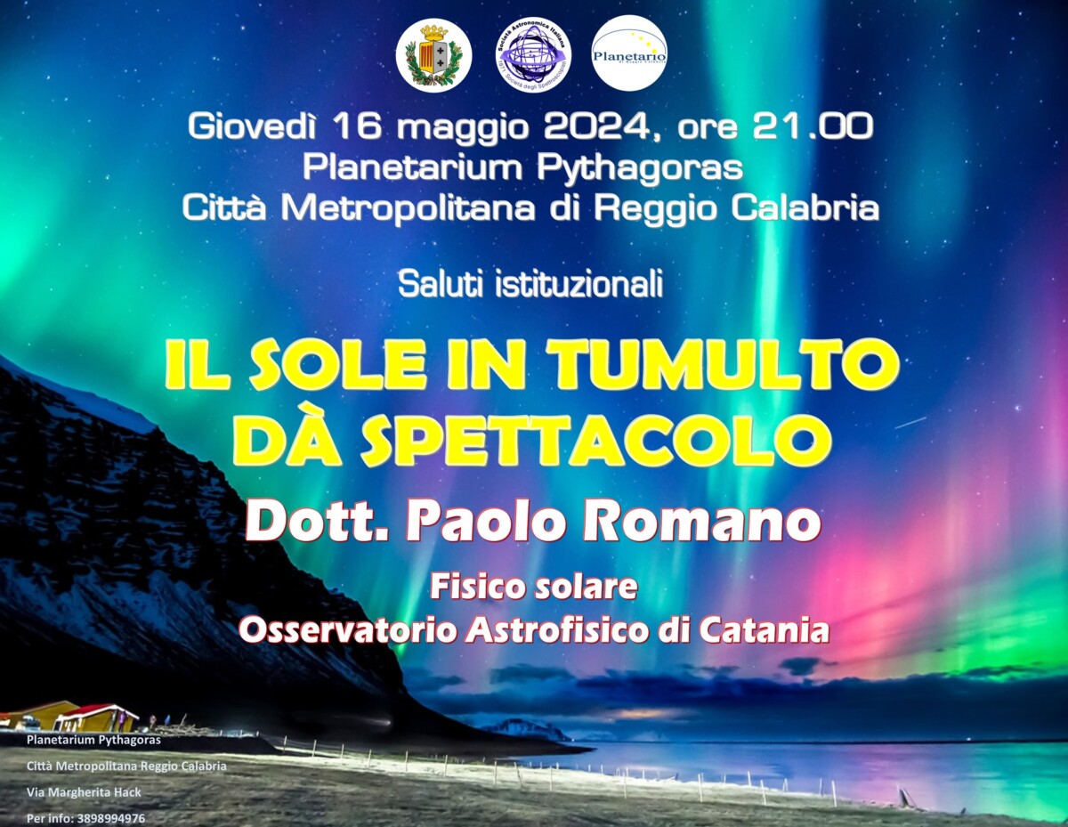 "Il Sole in tumulto dà spettacolo": l'Astronomo Inaf Paolo Romano ...