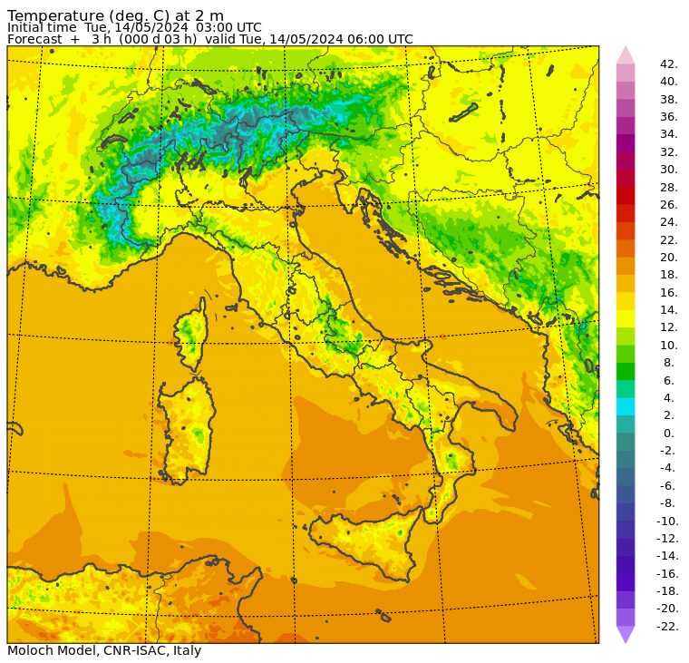 Meteo, le temperature minime di oggi: +18°C a Bari
