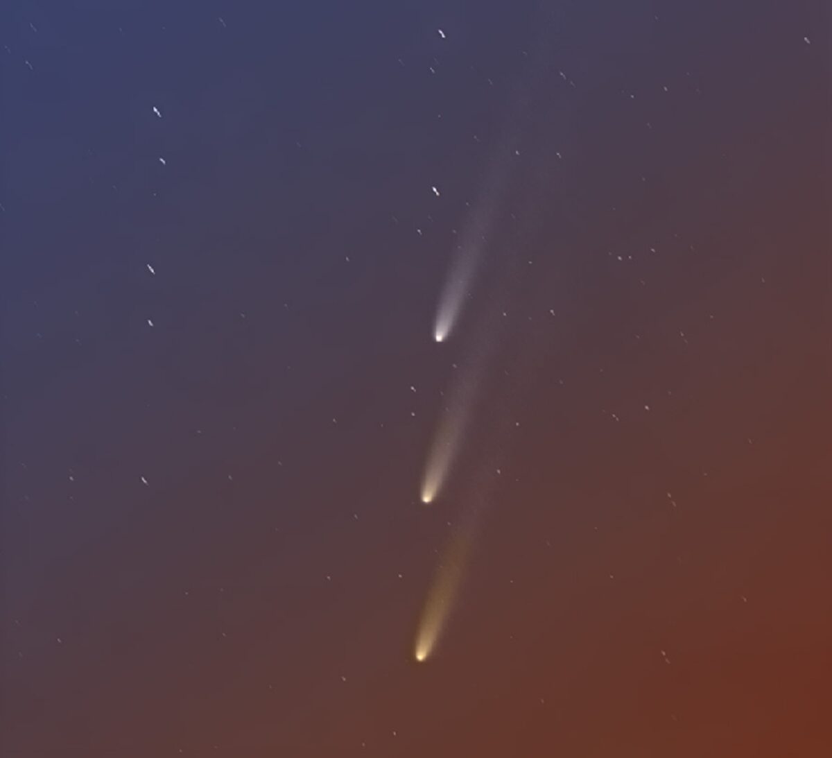 Cometa C/2023 A3 Tsuchinshan-ATLAS, prime FOTO dalla Sicilia!