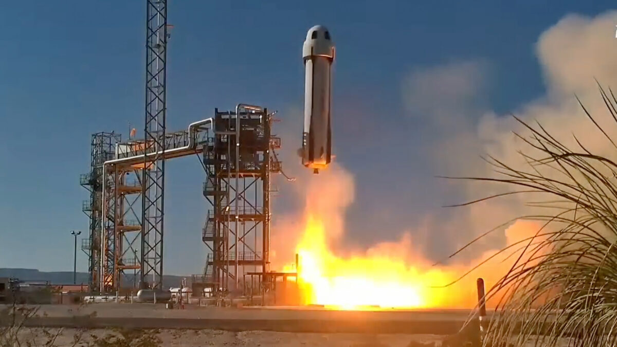 Nuovo traguardo per Blue Origin, lanciato il secondo razzo New Shepard ...