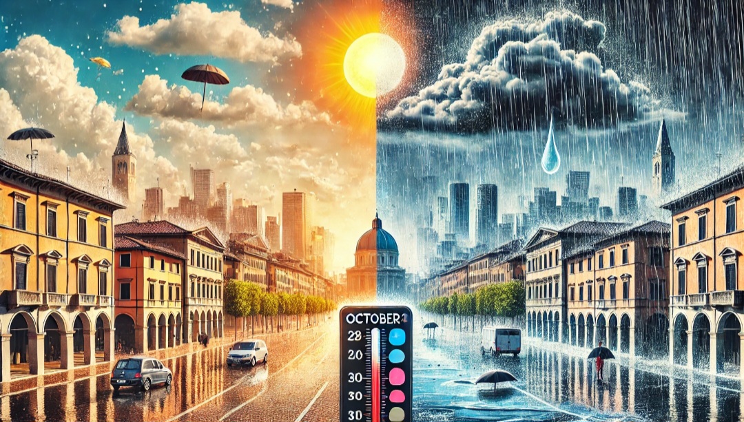 Meteo Modena: ottobre 2024 da record per caldo e piogge