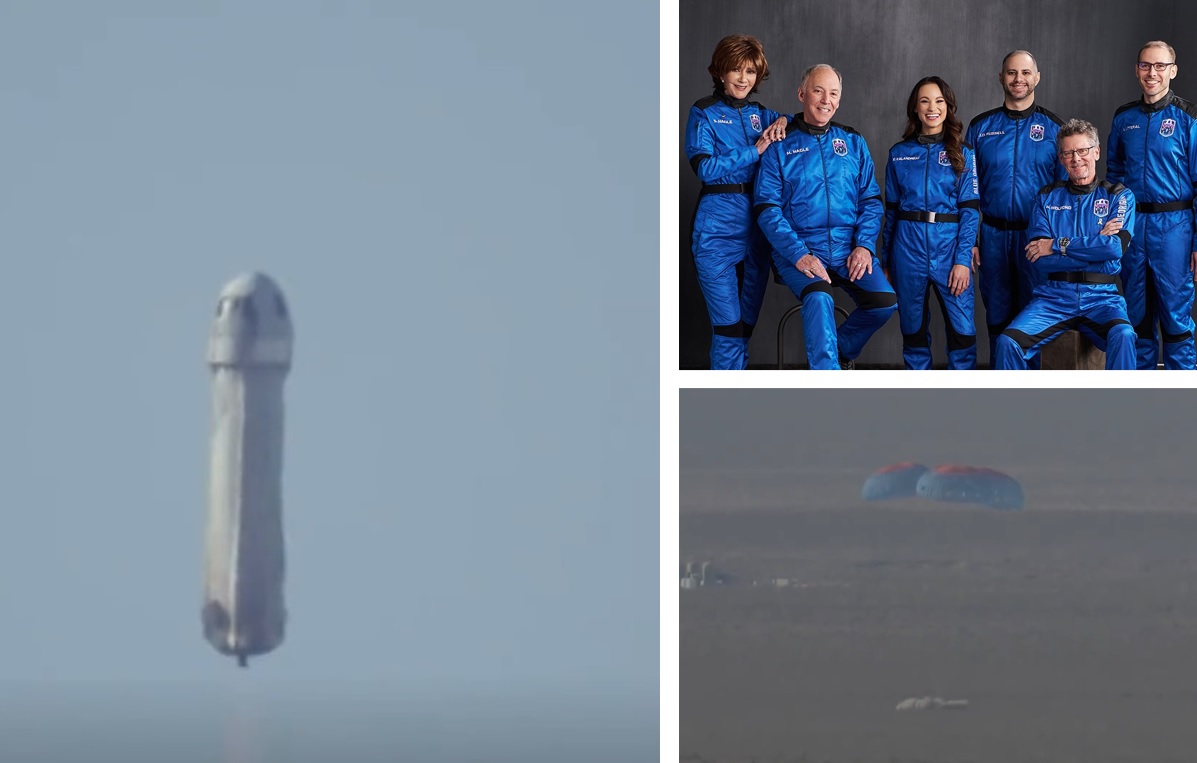 Blue Origin, 6 turisti spaziali verso l'ultima frontiera | FOTO