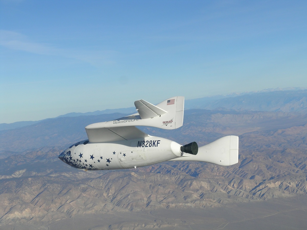 Il 17 dicembre 2003 il primo volo supersonico di SpaceShipOne