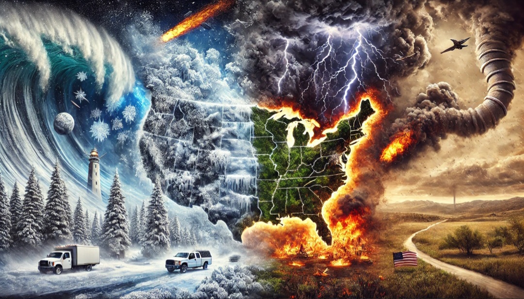 Maltempo USA: tempeste di neve, tornado e incendi