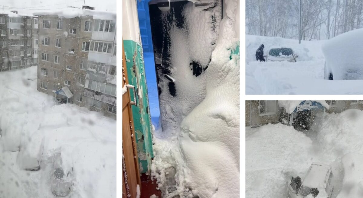 Russia, tempesta di neve a Petropavlovsk-Kamčatskij: in un giorno il 64 ...