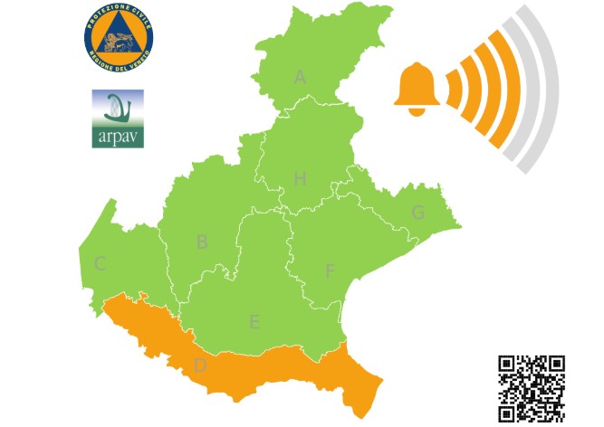 Allerta Meteo Veneto: allarme arancione per la piena del Po