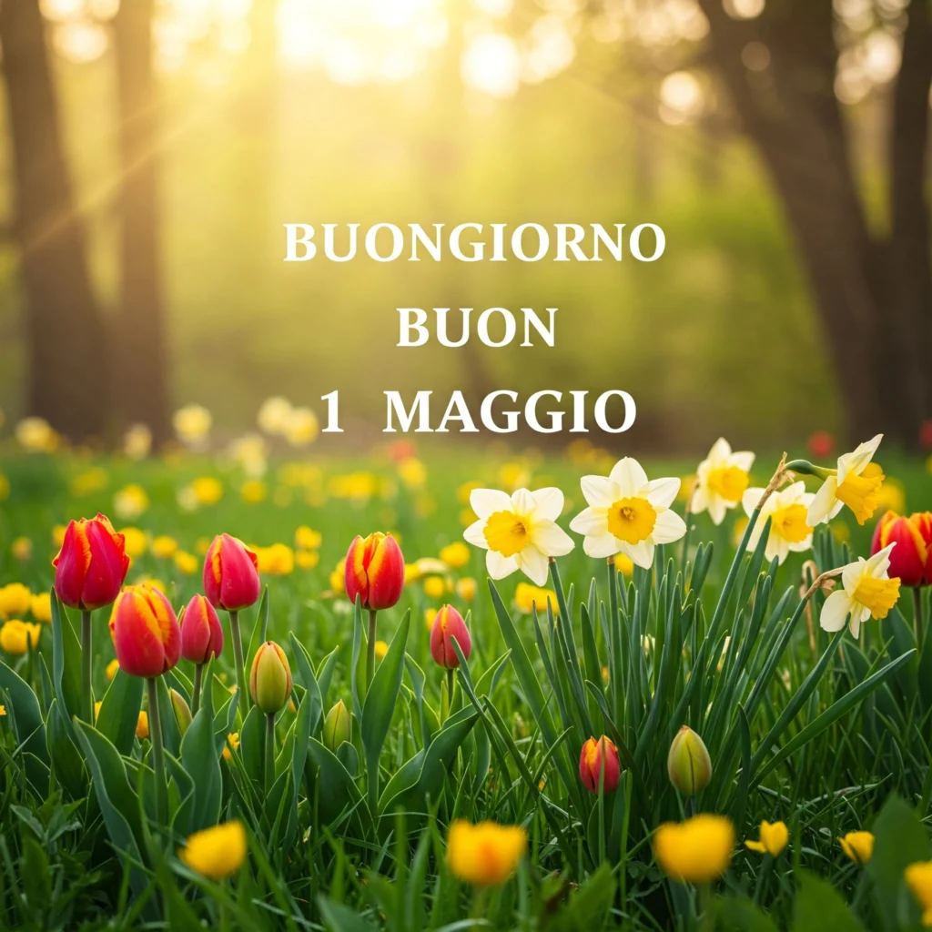 Buongiorno, Buon 1 Maggio 2025! IMMAGINI e FRASI più belle