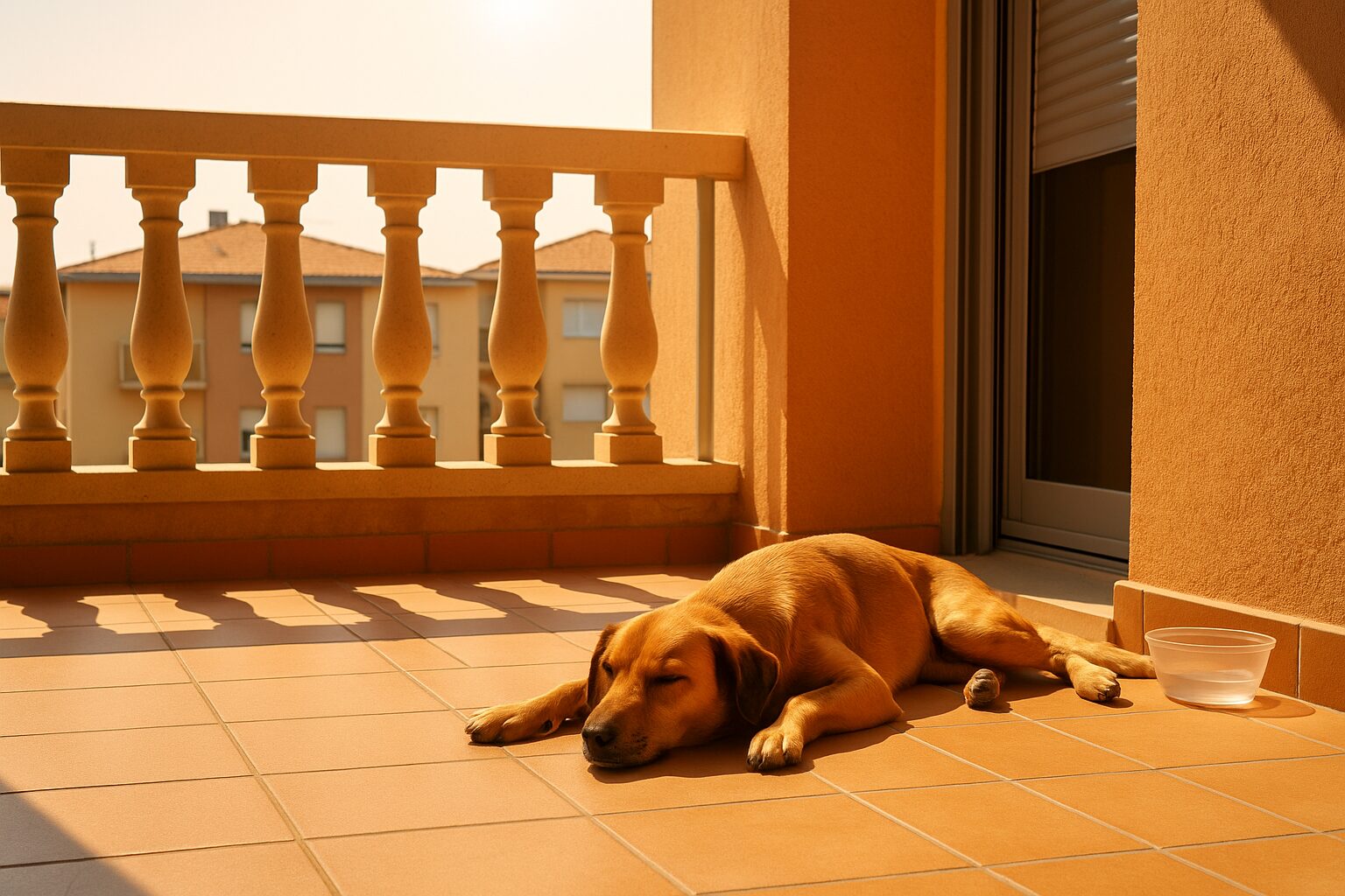 Cani lasciati ore al sole sui balconi: LNDC Animal Protection avvisa