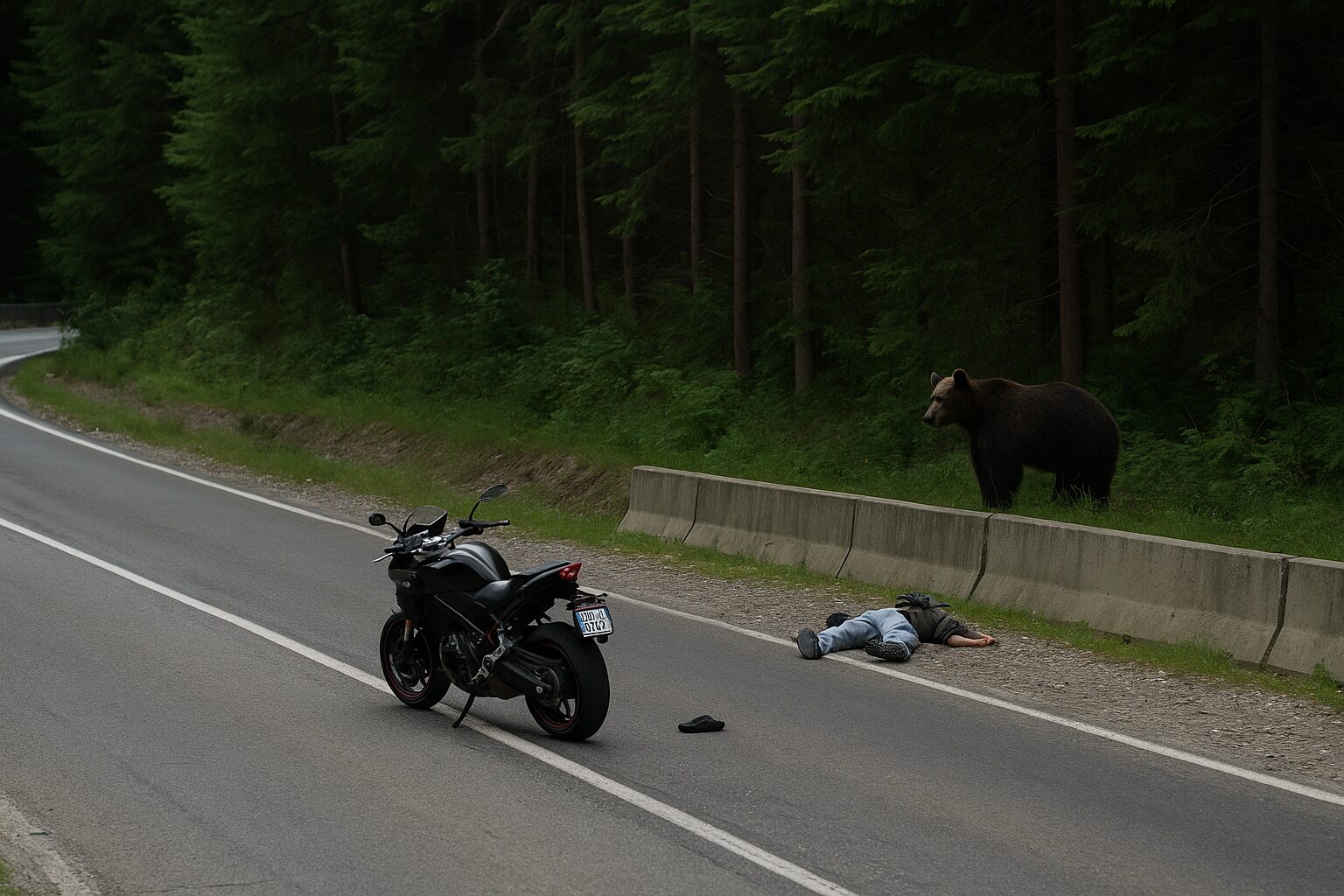 Romania: motociclista (forse italiano) ucciso da un orso