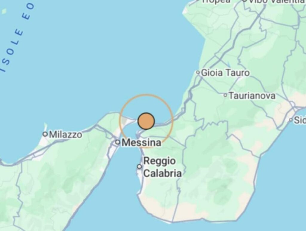 Terremoto nello Stretto di Messina: la terra continua a tremare | DATI ...