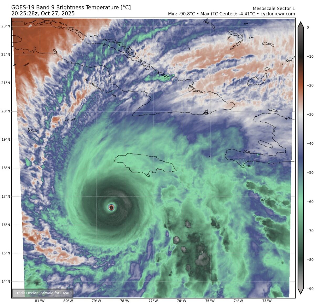 Uragano Melissa, l’occhio della tempesta stabilisce un nuovo record ...